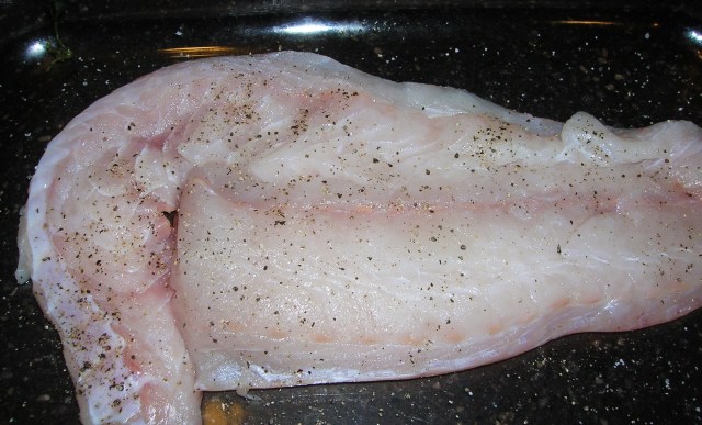 Baked Scrod with Chunky Tomatoes and Capers | cookingitaliancomfortfood