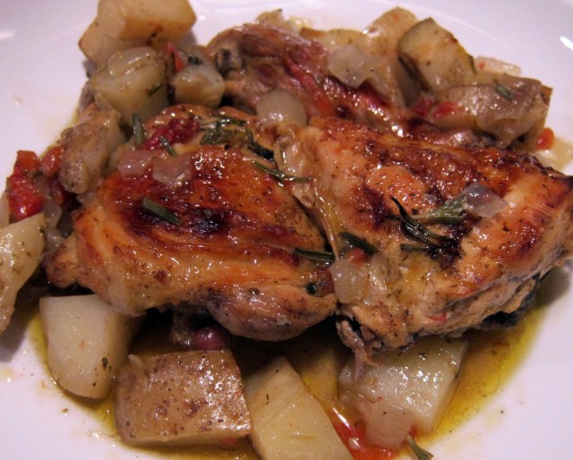 Chicken and Potatoes Peasant Style | cookingitaliancomfortfood