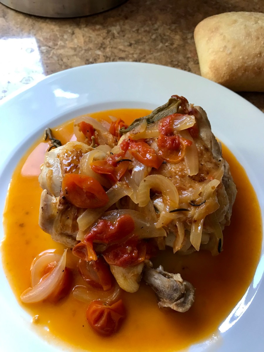 Simple Chicken Cacciatore | cookingitaliancomfortfood